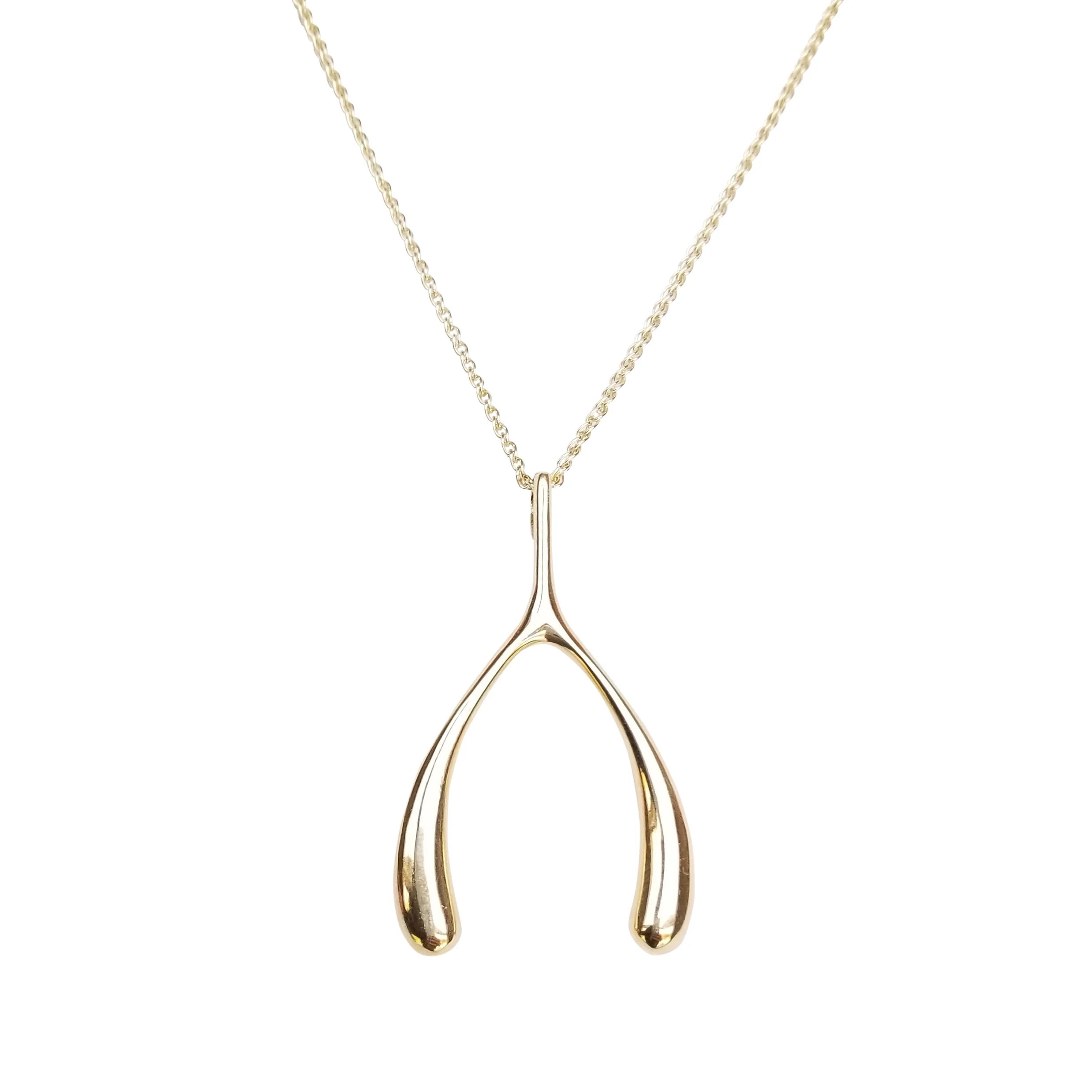 JW LUCKY GOLD WISHBONE-ADJUSTABLE – tishstyle